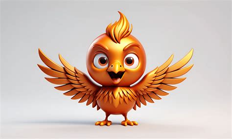 Cute Stylized Cartoon Bird Free Download Ai Scribbles