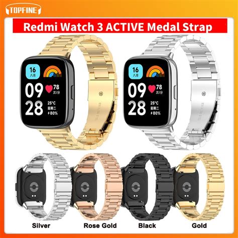 Jual Redmi Watch Active Strap Metal Watch Bracelet Smart Watch Stainless Steel Replacement