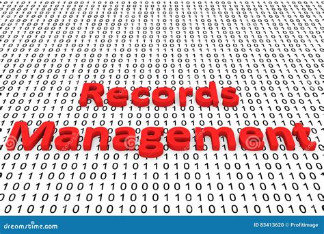 Records Management Tool Line Icons Collection Organization Efficiency Security Accessibility