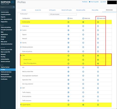 Sophos Firewall Profile Management For Device Access In Sophos Firewall Recommended Reads