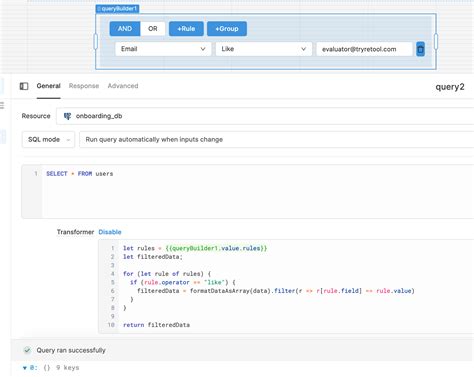 using query builder with an uploaded csv 💬 queries and resources