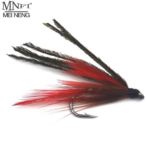 Mnft 10 Pcs 7 붉은 공작 악마 Herl 스 트리머 플라이 송어 파리 플라이 낚시flies Photoflying