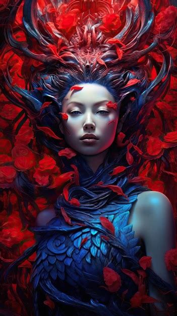 premium ai image mesmerizing beauty dynamic composition with dramatic