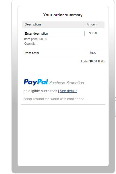 Php Paypal Item Description Stack Overflow
