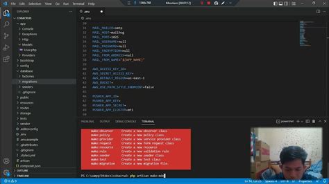 Instalasi Laravel Dan Tampil Pada Laravel 8 Youtube
