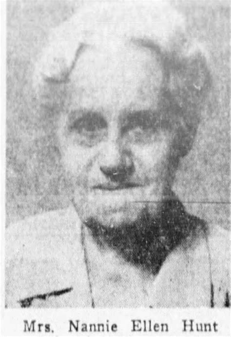 Nannie Ellen Lovelace Hunt 1873 1957 Find A Grave Memorial