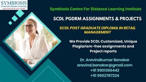 Scdl Pgdba Assignments And Projects I Scdl Pgpsm Assignments And Projects