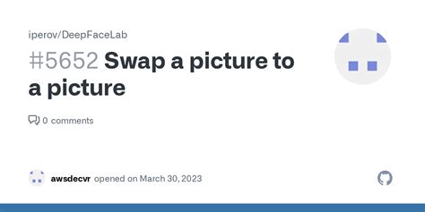 Swap A Picture To A Picture Issue Iperov DeepFaceLab GitHub