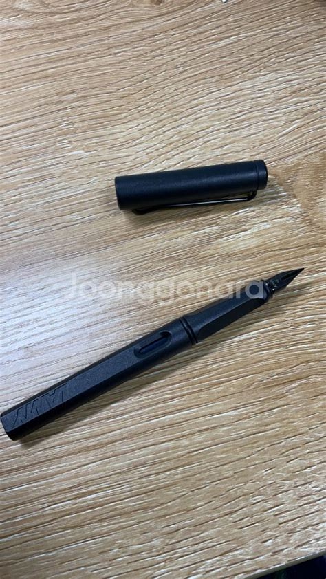 라미 2000 만년필 Ef촉 라미 사파리 올블랙 한정판 문구 사무용품 중고나라