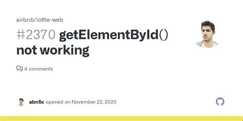 getelementbyid not working · issue 2370 · airbnb lottie web · github