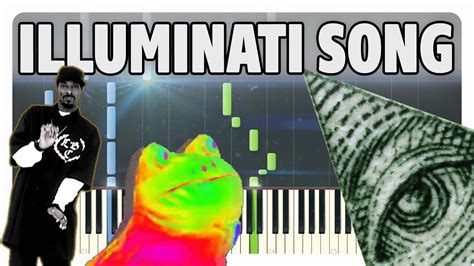 Illuminati Song Piano Tutorial Sheet Music Midi Youtube