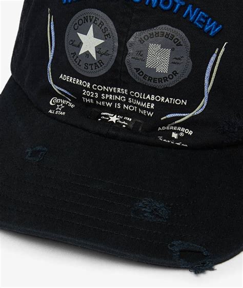Black Converse Baseball Cap X Adererror Svd