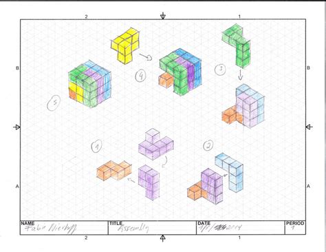 Puzzle Cube Assembly