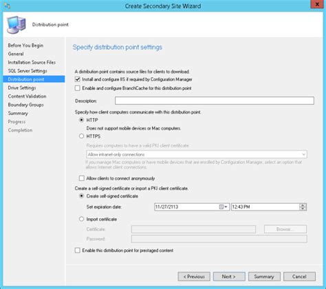 How To Install A Secondary Site In SCCM 2012