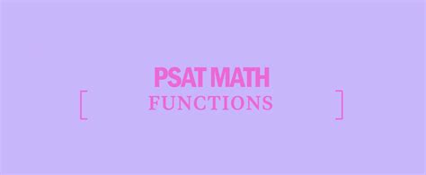 Psat Math Functions Kaplan Test Prep