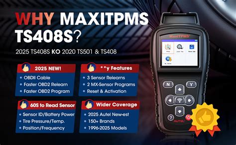 Autel Maxitpms Ts408s Tpms Programming Tool Upgrade Of Ts501 Ts508 All Sensors