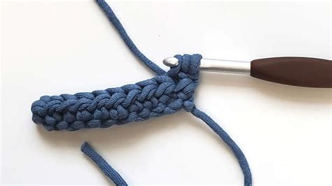 How To Do The Half Double Crochet Front Loop Only Stitch Aka Hdc Flo Or The Front Loop Half