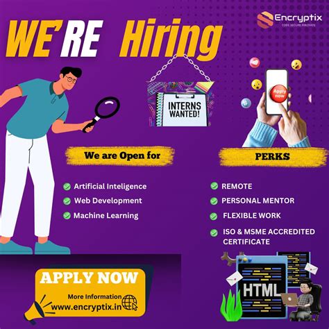 Encryptix On Linkedin Workfromhome Interested Hiringalert Internship