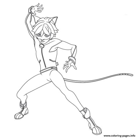Miraculous Ladybug Sheet A4 Coloring Page Printable