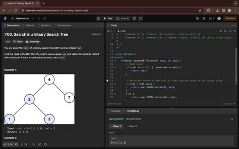 Day 56 Of 100day Of Code Challenge Search In Binary Search Tree