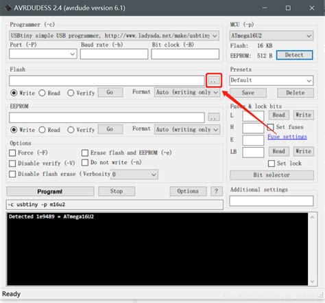 给arduino烧录bootloader引导程序，包括atmega 16u2（通信芯片），atmega 328p（主控芯片） 古月居