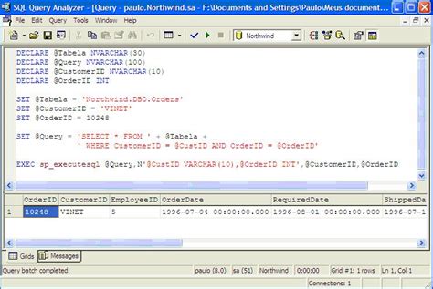 Consultas Dinâmicas Em Transact Sql Devmedia