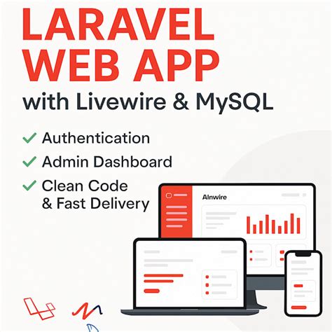 Develop Or Fix Your Laravel Application With Livewire Mysql By