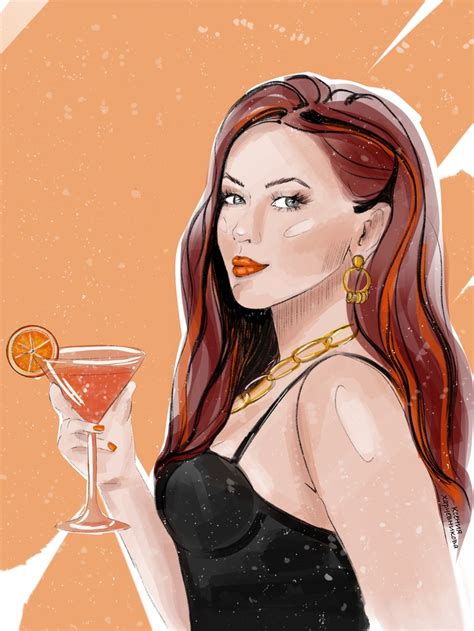 Иллюстрация Портрет к новому году в стиле портрет