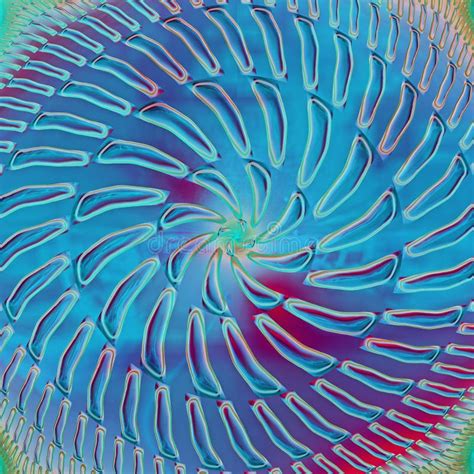 3d Effect Round Metallic Surface Graphic Stock Illustration