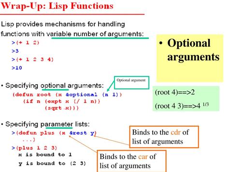 Ppt Introductory Lisp Programming Lecture 2 Powerpoint Presentation