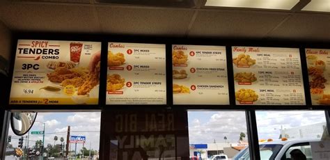 Menu At Churchs Texas Chicken Fast Food Phoenix N 32nd St