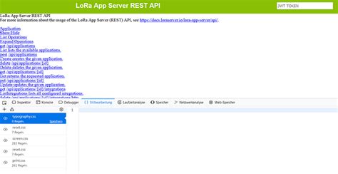 Swagger Ui Not Loaded Properly Chirpstack Application Server
