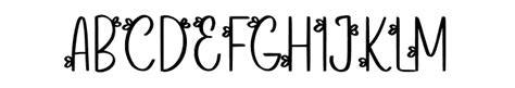 Sunny Bunny Alternate Font Decorativedisplay Whimsical What Font Is