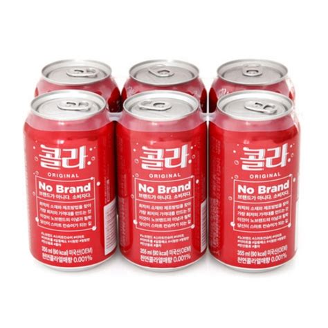 노브랜드 캔콜라 355ml [6개] 에누리 가격비교