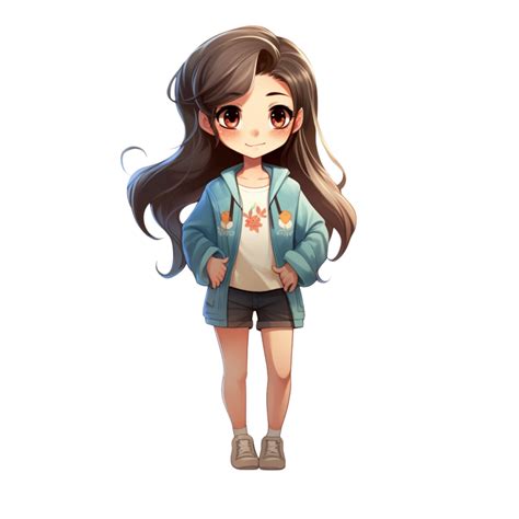 Cartoon Girl Cute Korean Style 24653397 Png