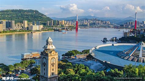 万州钟楼三桥体育馆摄影图自然风景旅游摄影摄影图库昵图网