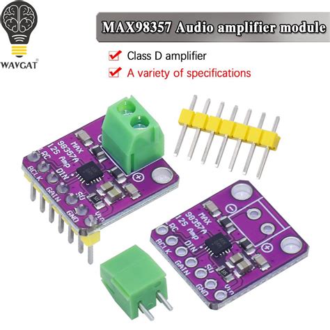 Max98357 I2s 3w Class D Amplifier Breakout Interface Dac Decoder Module Filterles Audio Board