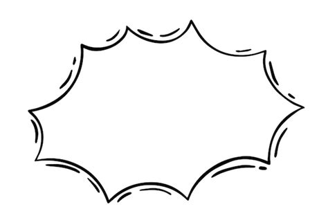 Premium Vector Doodle Shout Dialog Box Linear