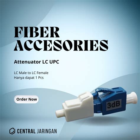 jual fiber optic attenuator lc upc redaman fo 1db 2db 3db 5db 7db