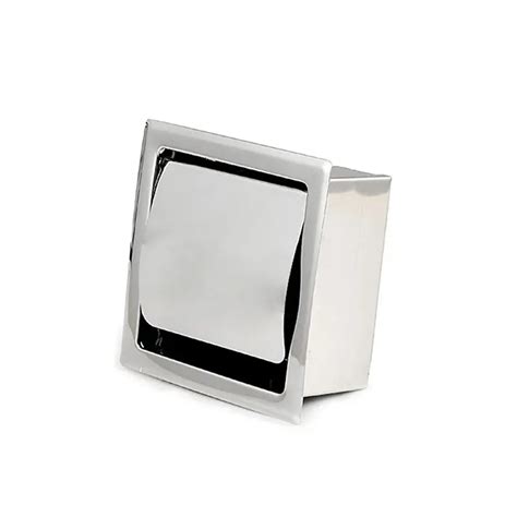 Нержавеющая сталь ванная комната в линии держатель ткани туалет Встроенная коробка ткани катушки