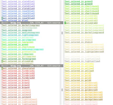Colored Text In Org Mode With Export To Html