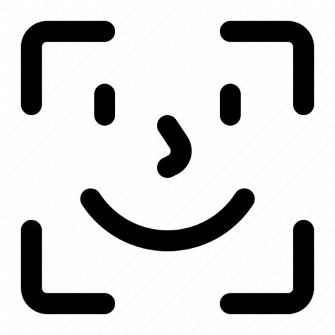 Face Id Pasword Protection System Security Ui Icon Download On