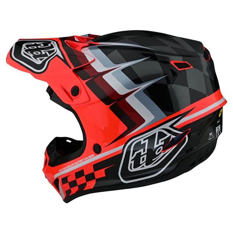 Troy Lee Warped Youth Se4 Polyacrylite Helmet Wmips Motocross Dirt