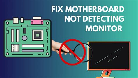 Fix Motherboard Not Detecting Monitor Beginners Guide 2024