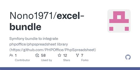 GitHub Nono1971 Excel Bundle Symfony Bundle To Integrate Phpoffice