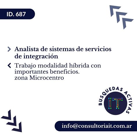 Empleoti Oportunidadlaboral Trabajohíbrido Analistadesistemas Silvana Armentano