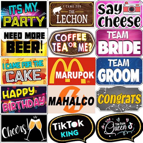 Photobooth Props Callout 15pcs Set Lazada Ph