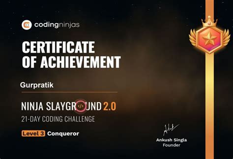 Ninjaslayground Codingninjas Challengeconquered 21daycodingchallenge Codeeveryday