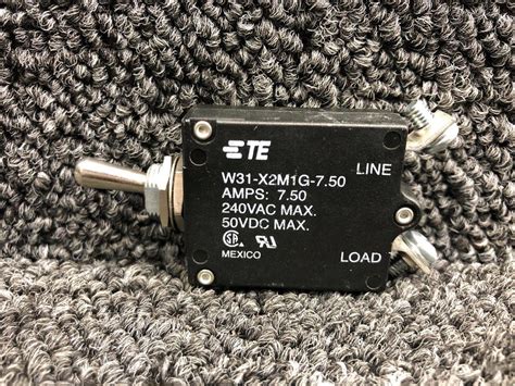 W31 X2m1g 7 50 Tyco Gi275 Toggle Switch 240vac Amps 7 50
