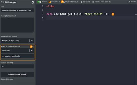 How To Display An Acf Field Using A Shortcode Wpcodebox Documentation